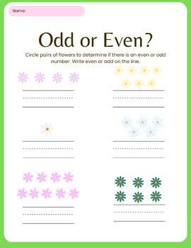 Odd And Even Practice By HoorayforHomebabe TPT