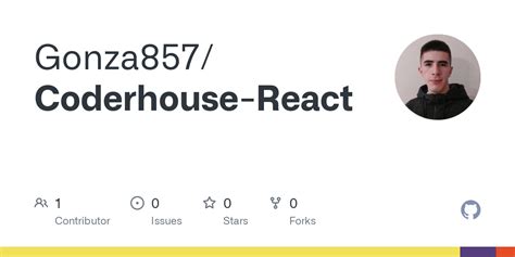 GitHub Gonza857 Coderhouse React