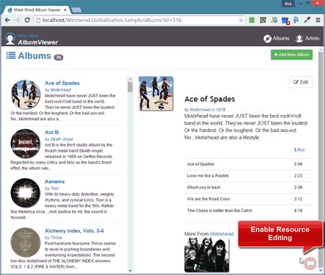 Interactive Aspnet Resource Linking And Editing With Westwindglobalization Rick Strahls Web Log
