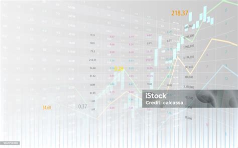 Pasar Saham Atau Grafik Kandil Perdagangan Forex Dalam Desain Grafis