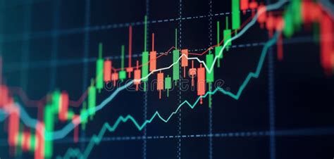 Stock Market Investment Trading Chart Shows Rising Trends Candlestick