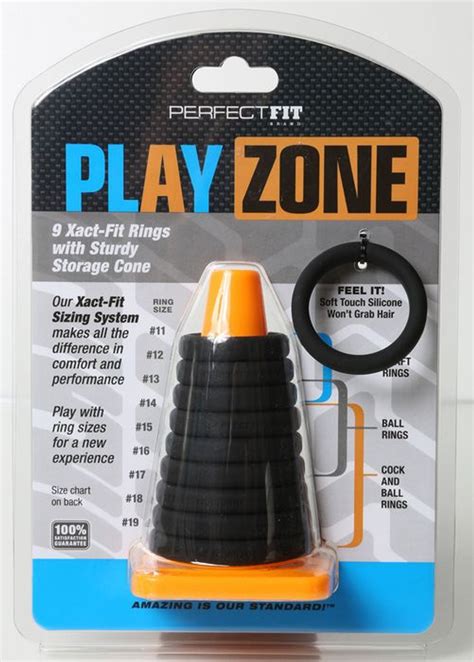 Perfect Fit Brand Play Zone Cock Ring Toss Kit