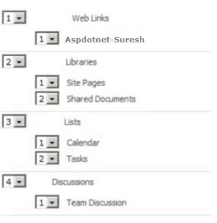 SharePoint 2010 Sort Change The Order Of Items In Quick Launch ASP NET C NET VB NET JQuery