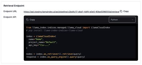 Llamacloud Quick Start Llamacloud Documentation
