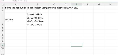 Solved Please Include The Excel Functions Thanks Chegg Com