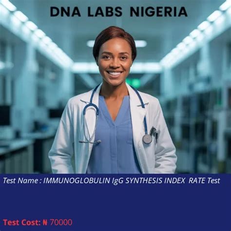 Immunoglobulin Igg Synthesis Index Rate Test In Nigeria 70000 Ngn Discount