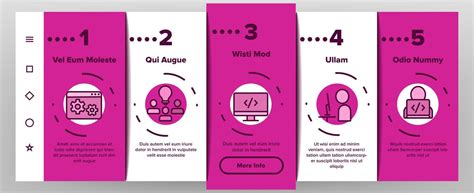 Developer Onboarding Icons Set Vector 10155871 Vector Art At Vecteezy