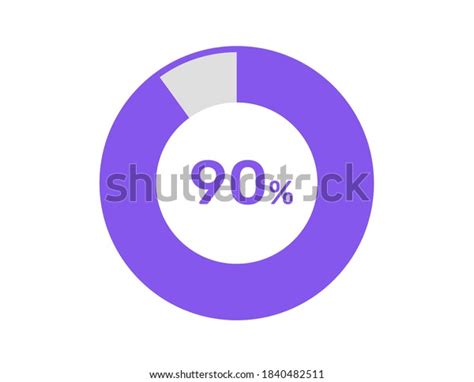 17,694 90% Circle Images, Stock Photos & Vectors | Shutterstock
