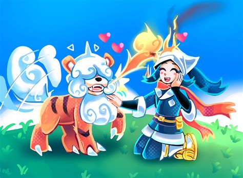 Hisuian Growlithe By Nebularobo On Deviantart