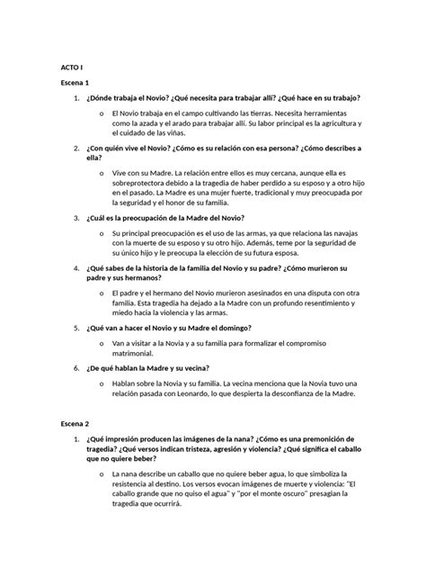 Respuestas Preguntas Lectura Pdf Amor Matrimonio