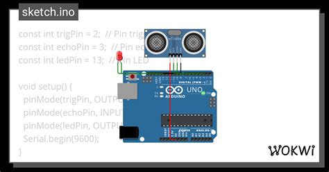 Patricia Sensor Ultrasonik Wokwi Esp32 Stm32 Arduino Simulator