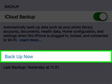 Как сделать резервную копию данных Iphone на Icloud