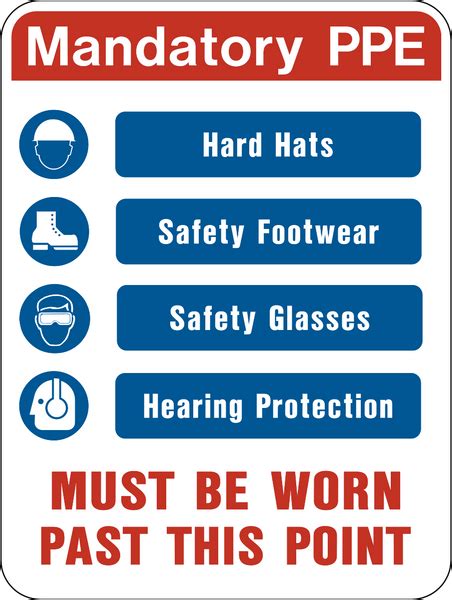 Site Safety Ppe Da Western Safety Sign
