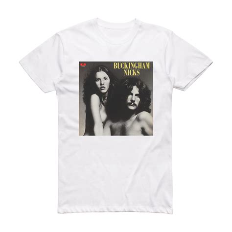 Buckingham Nicks Buckingham Nicks Album Cover T Shirt White Album