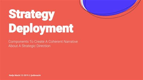 Strategy Deployment Ppt