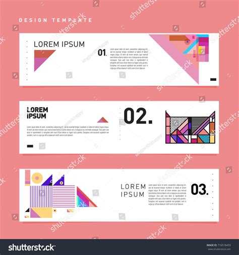 Vector Abstract Banner Web Design Template Stock Vector Royalty Free