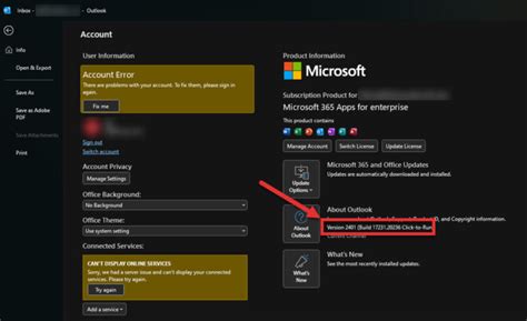 Easy Fix For Microsoft Outlook Requires An Update Before It Can Start Error