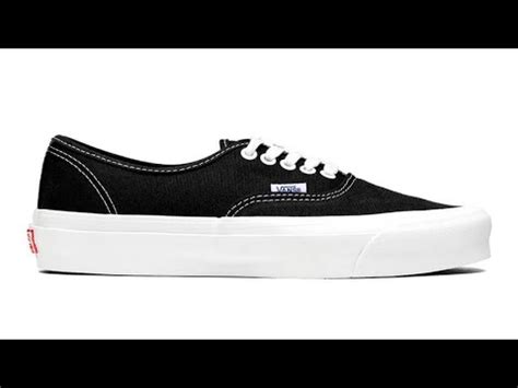 Shoe Review Vans Vault Originals Og Authentic Lx Canvas Blacktrue