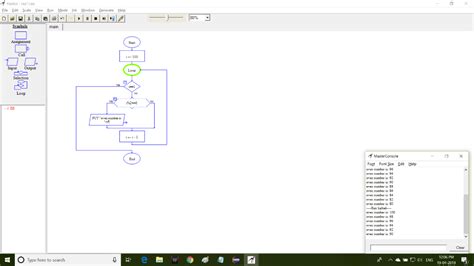 Draw Raptor Flowchart Represent Logic Program Displays Even Numbers