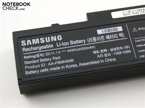Обзор ноутбука Samsung R530 - notebookcheck-ru.com Обзоры