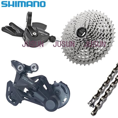 Shimano Deore M MTB Mountain Bike Speed Groupset RD M Rear Derailleur SL M Right