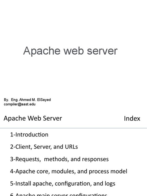Apachewebserver Php Pdf Hypertext Transfer Protocol Networking
