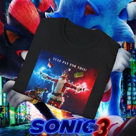 Jim Carrey Sonic The Hedgehog 3 Shadow Tails Knuckles Unisex Softstyle
