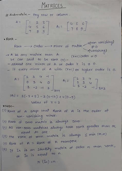 Solution Matrices Notes For Engineering 1st Year Studypool Solution Matrices Notes For Engineering 1st Year Studypool