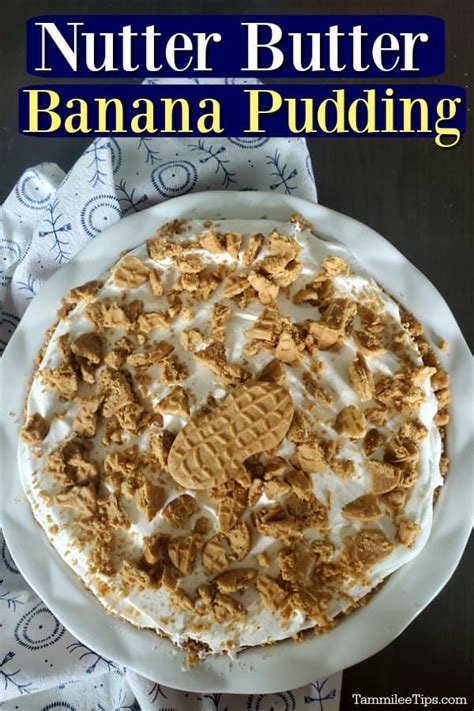 Nutter Butter Banana Pudding Recipe Video Tammilee Tips