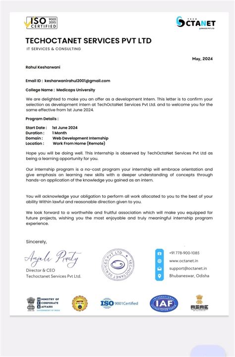 Rahul Kesharwani On Linkedin Hello Everyone I Am Excited To Share That I Will Recieved An