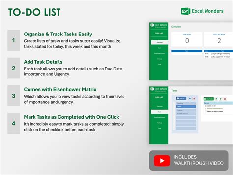 To Do List Excel Template Organize Your Tasks Boost Productivity User Friendly Excel