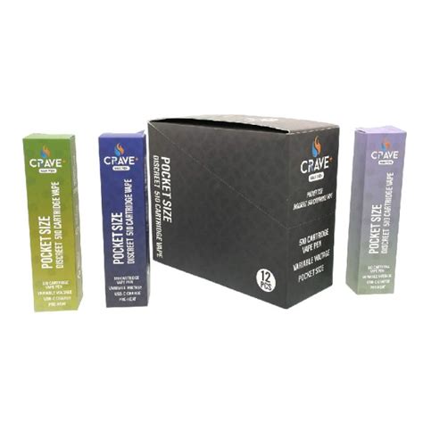 CRAVE PLUS MAX PEN MAH CARTRIDGE VAPORIZER MIXED COLOR CT BOX Empire Smoke Distributors