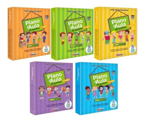 Coleção Plano De Aula 40 Semanas 1º 2º 3º 4º E 5º Ano Frete grátis