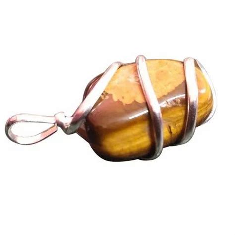 Tiger Eye Tumble Pendant At ₹ 40piece Khambhat Gujarat Anand