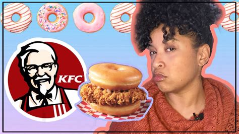 Kfc Donut Chicken Sandwich 🍩🍗 Youtube