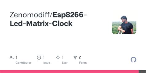 Github Zenomodiff Esp Led Matrix Clock