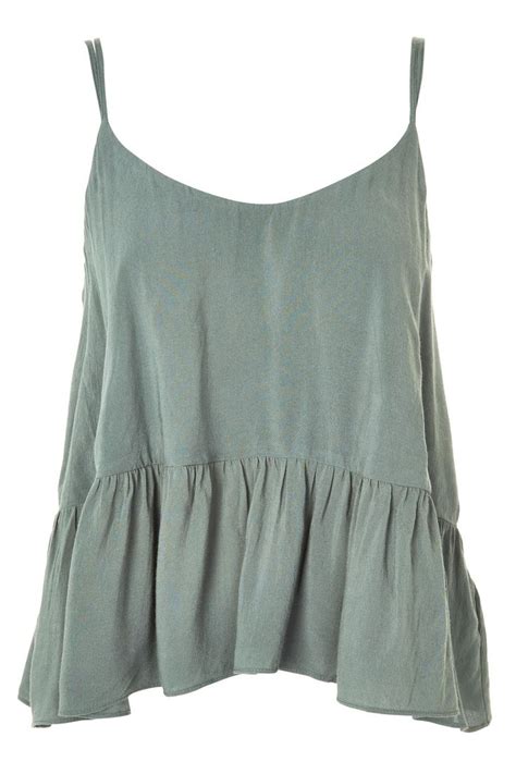 Casual Peplum Camisole Top New In Fashion New In Topshop Usa