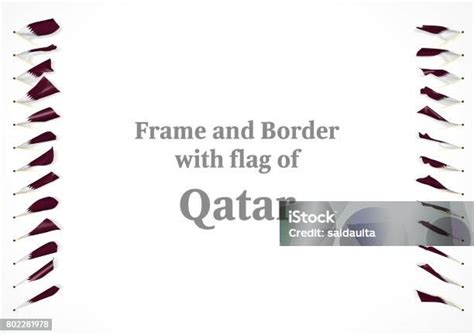 프레임과 카타르의 국기와 국경입니다 3 차원 일러스트 레이 션 0명에 대한 스톡 사진 및 기타 이미지 0명 공란 교육