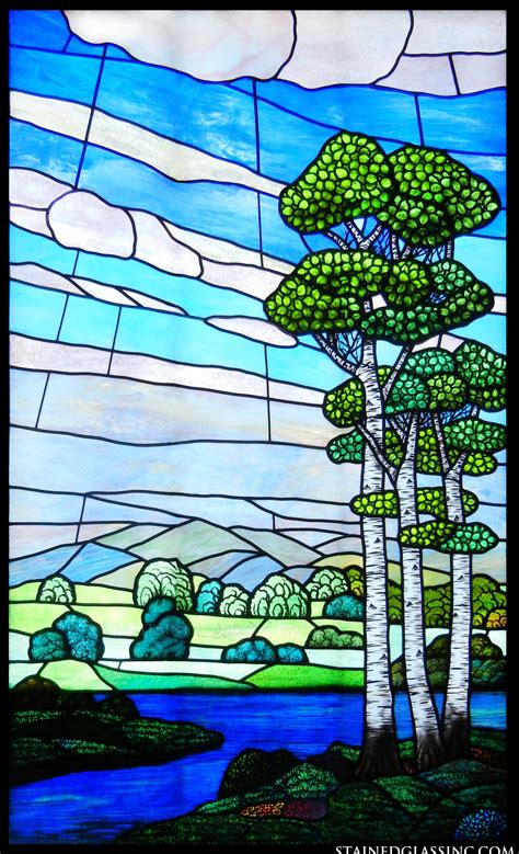 Natural Beauty Stained Glass Window