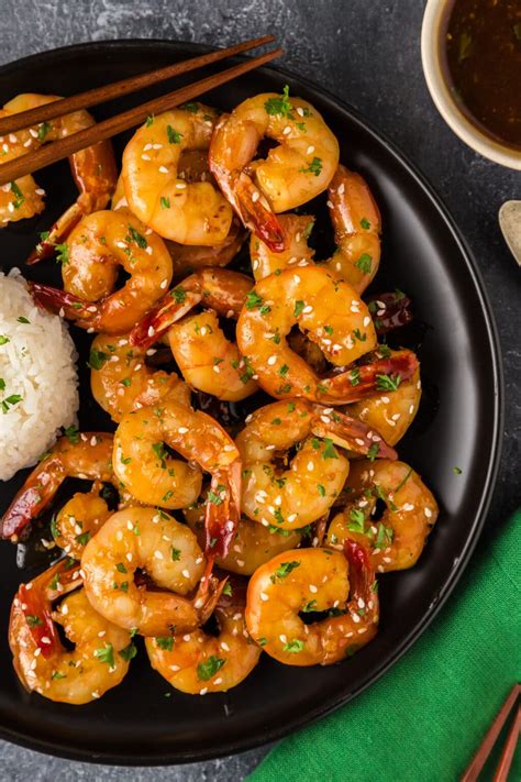 Honey Garlic Shrimp Amandas Cookin Shrimp Recipes