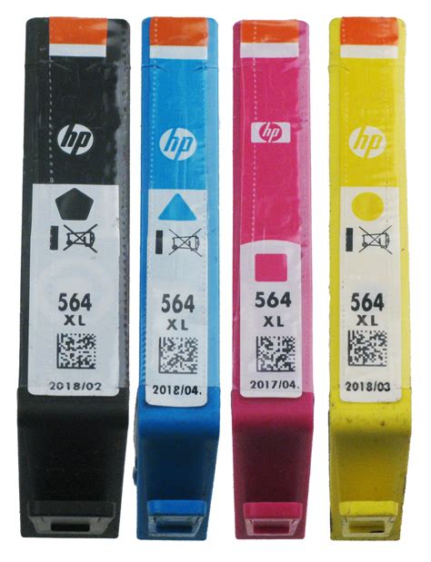 Genuine Hp 564xl Ink Cartridge 4 Pack 1365752
