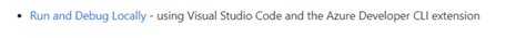 Unable To Run And Debug Locally With Visual Studio Code Issue