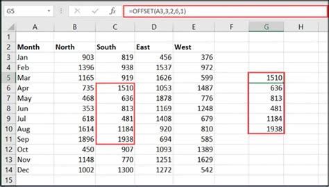 How To Use The Offset Function In Excel Simon Sez It