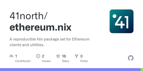 41northethereumnix A Reproducible Nix Package Set For Ethereum