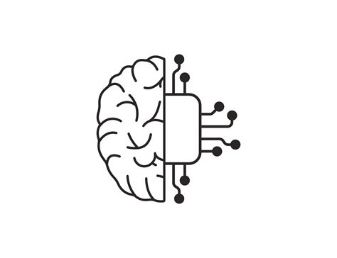 Ai Artificial Intelligence Brain Icon Illustration 46783543 Vector