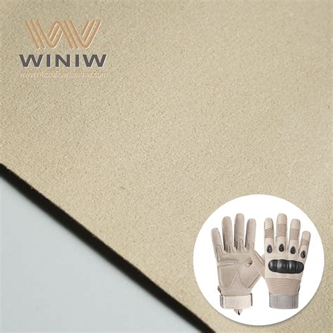Soft Microfiber PU Suede Fabric Artificial Gloves Leather WINIW Microfiber Leather