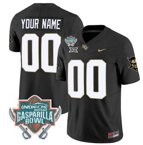 Available Buy New Custom Ucf Knights Jersey Stitched Black