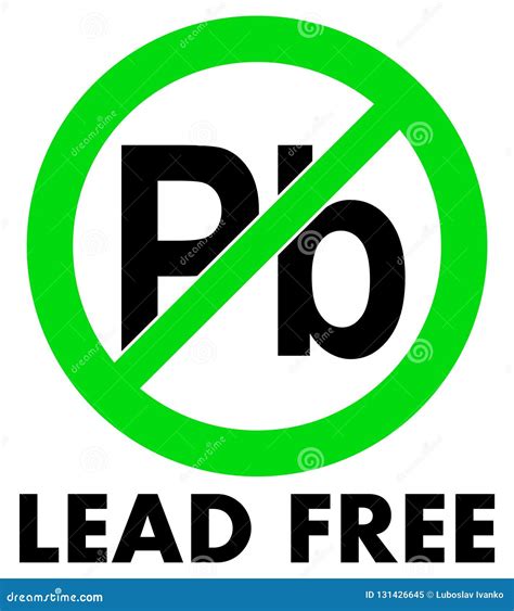 Rohs Pb Free Symbol Sign Vector Illustration Isolate On White