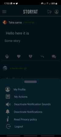 Github Tahasama Storyat A Mobile App For Sharing Commenting And Reacting To Posts