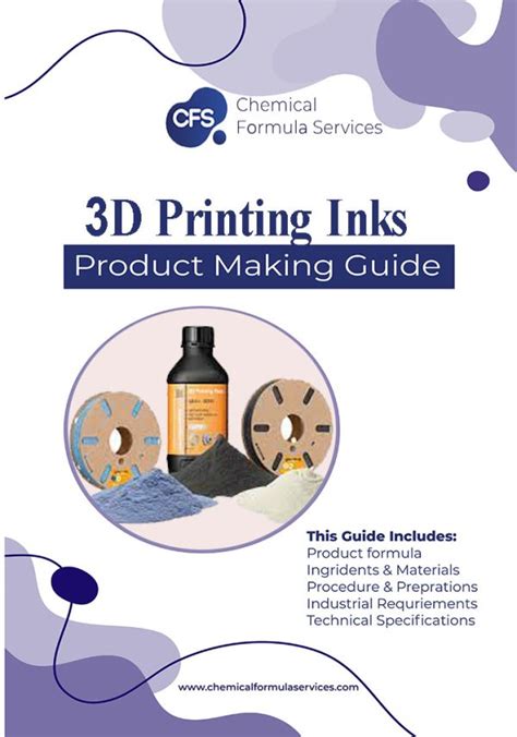 3d Printing Inks Formula At 1 Chemical Formula Services 3d Printing Inks Formula At 1 Chemical Formula Services